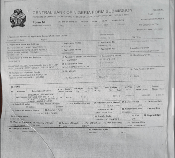 All what you need to know about e-form 'M' | Ports & Borders